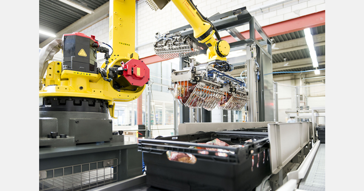 More efficient repackaging of small packaging with one machine