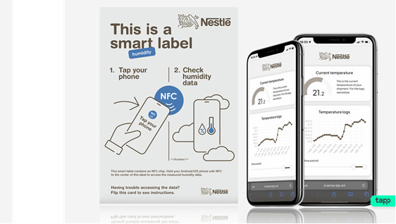 Smart paper as sustainable alternative for data logger
