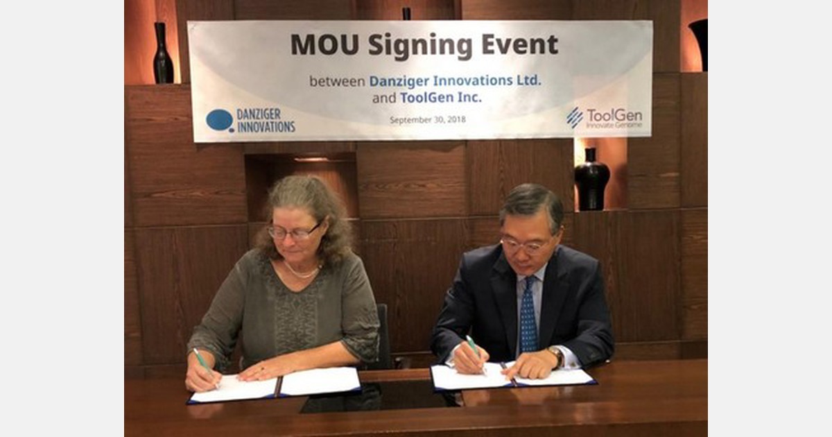 Danziger & ToolGen sign MOU for joint research and commercialization