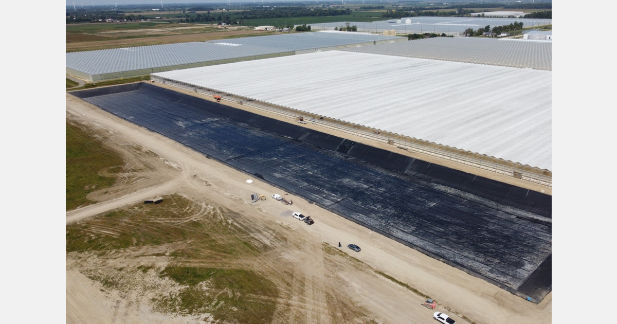 Canada: Double Diamond Farms receives "massive" water basin