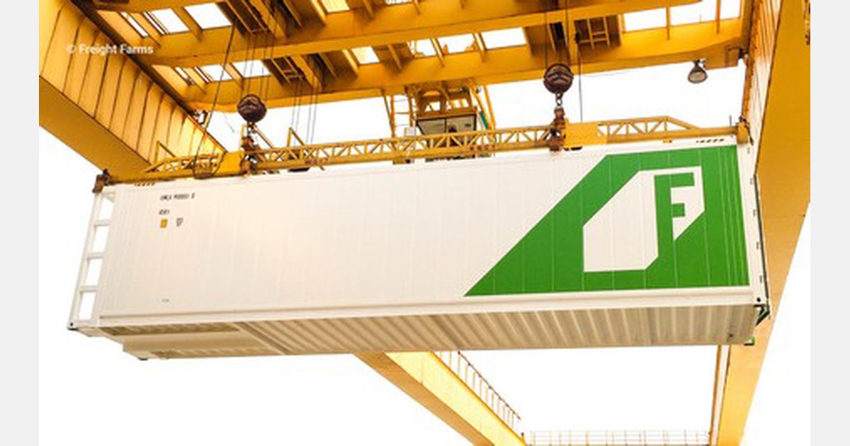 Agtech company announces next generation container farm