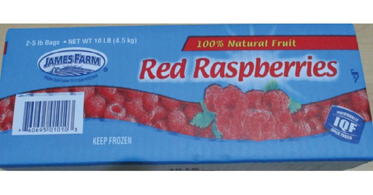 Exportadora Copramar recalls James Farms frozen raspberries due to ...