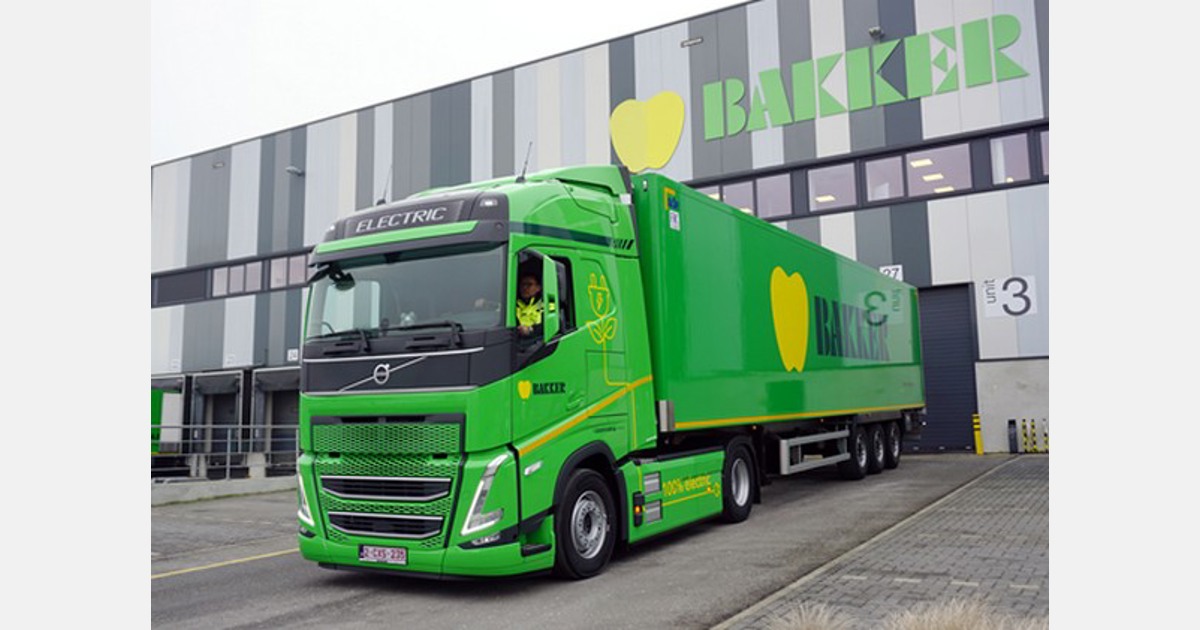 Bakker Belgium introduces first e-truck in Belgium