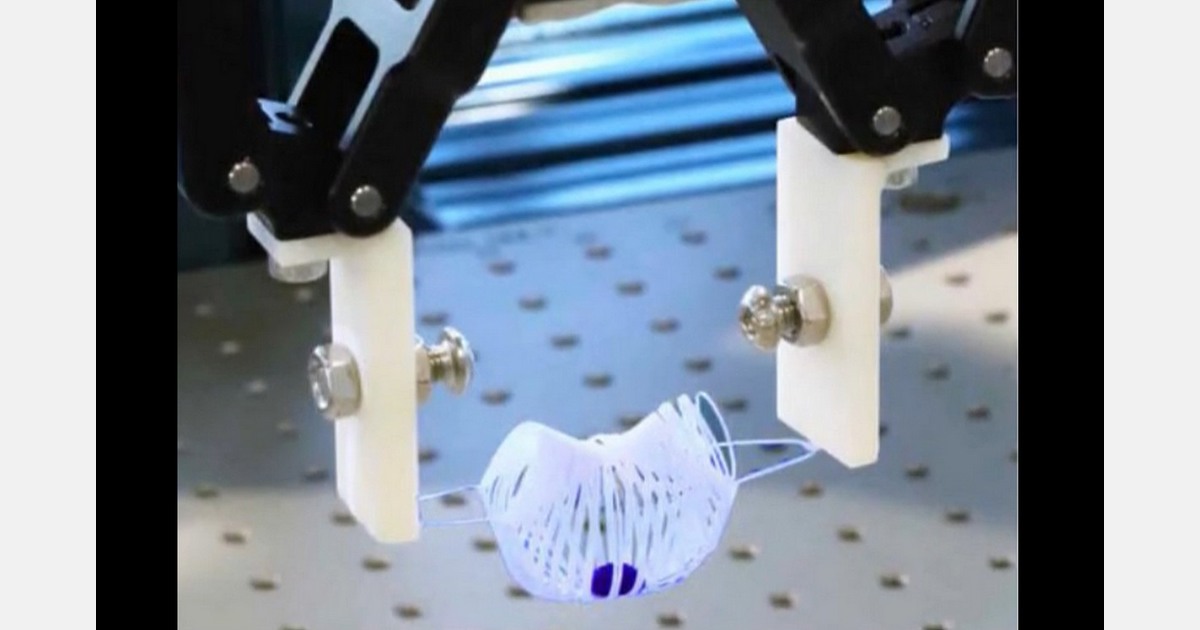 Kirigami-inspired robot grippers combine strength and delicacy