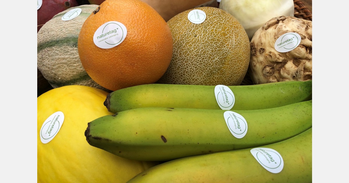 Home compostable produce label launches with cost-effective advantage