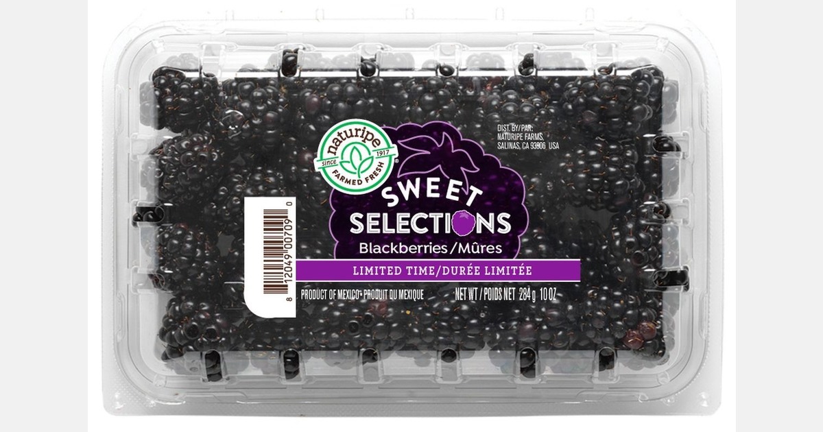 New pack sizes available for premium blackberries