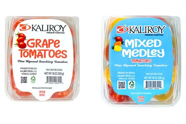 Peel back shaker snacking tomato clamshell launches