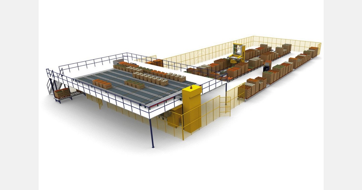 "Fully automated direct picking of item-on-store-mix pallets"