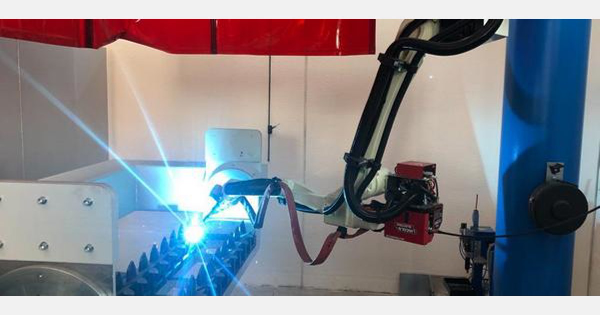 State-of-the-art robotic welding line