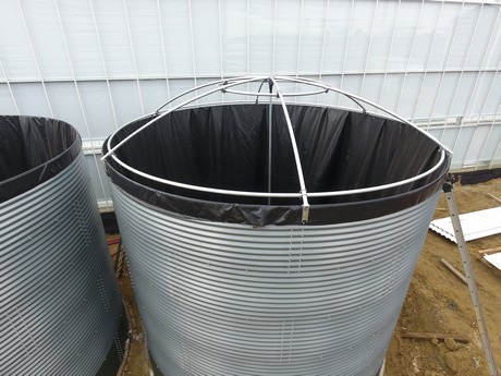 "New affordable cover for water silos"