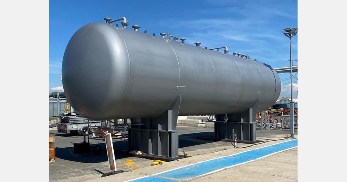 Record degasification tank for Trias Westland