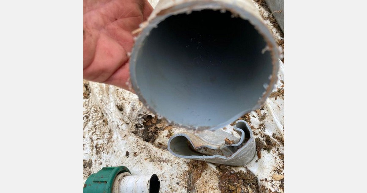 "The inside of the pipe was so clean, I sent a photo"