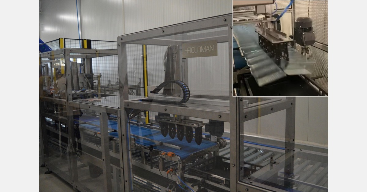 Crate turner and tray robot in one helps strawberry grower automate ...