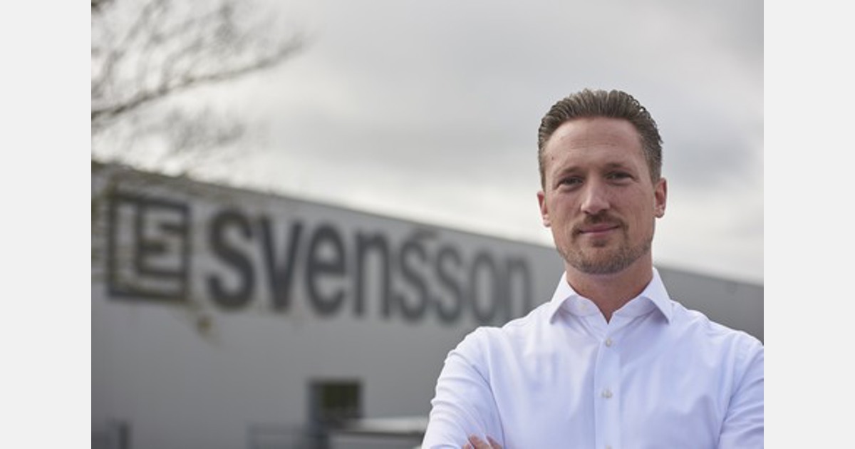New Managing Director for Svensson in the Netherlands