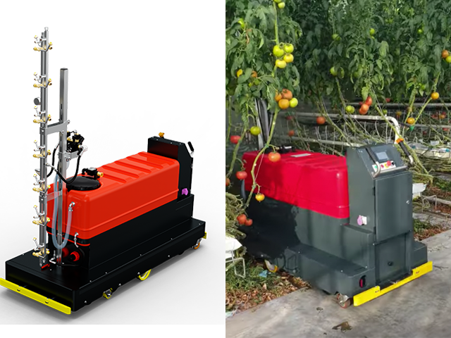 HSE 300: New automatic solution for spraying in a greenhouse