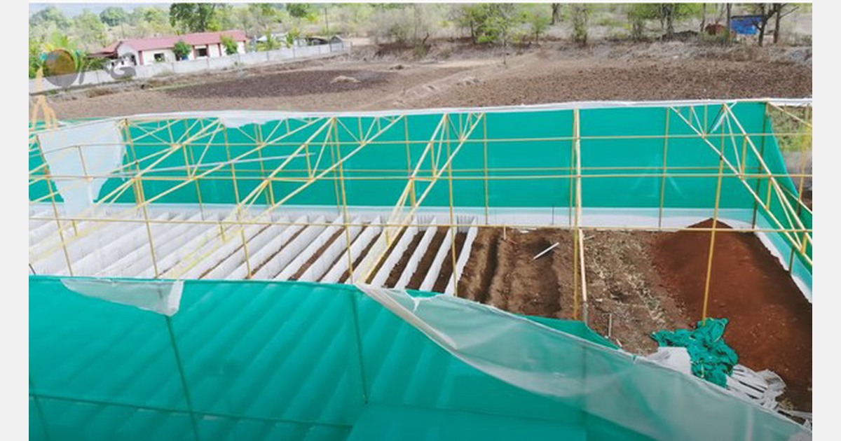 India: Mahindra fixes cyclone damaged greenhouse