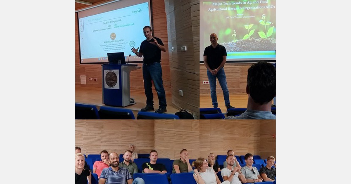 Dutch Young Executives group visits Israel’s Volcani Center with DryGair