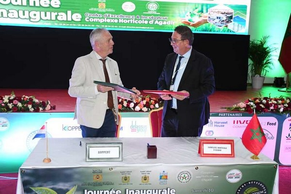 Koppert gives presentation at opening of Agadir Horticultural Complex