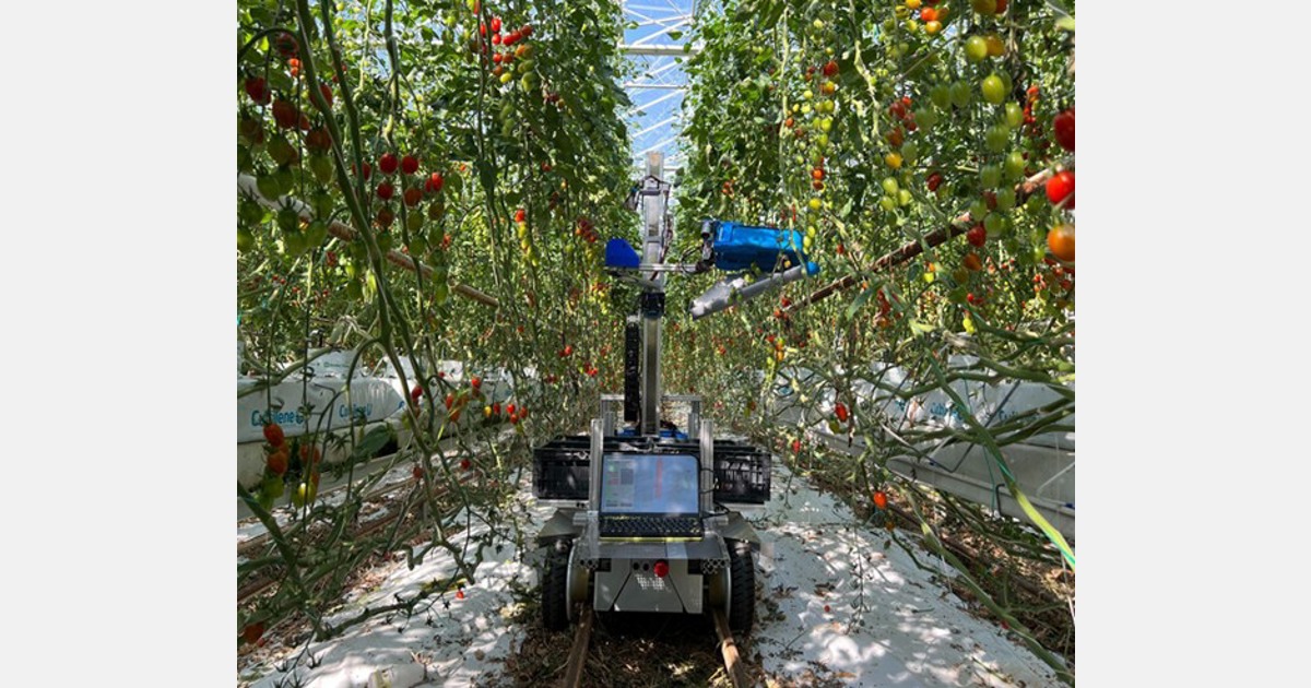 Newly updated harvesting robot runs 8 times faster than previous version