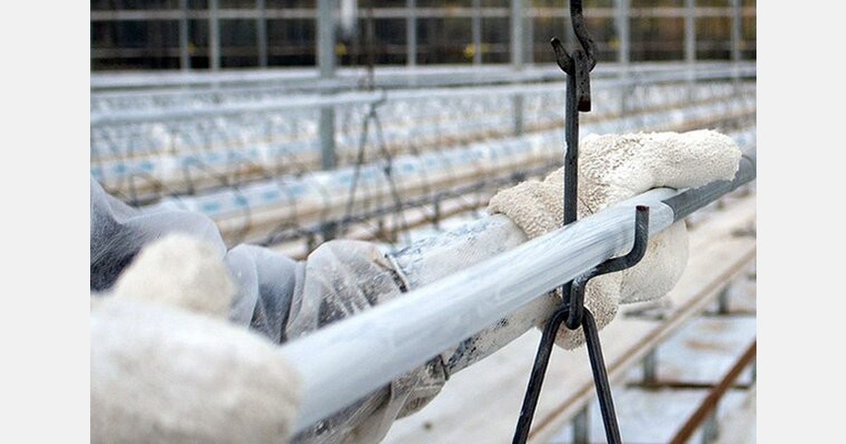 "The pipes were brown from the rust"