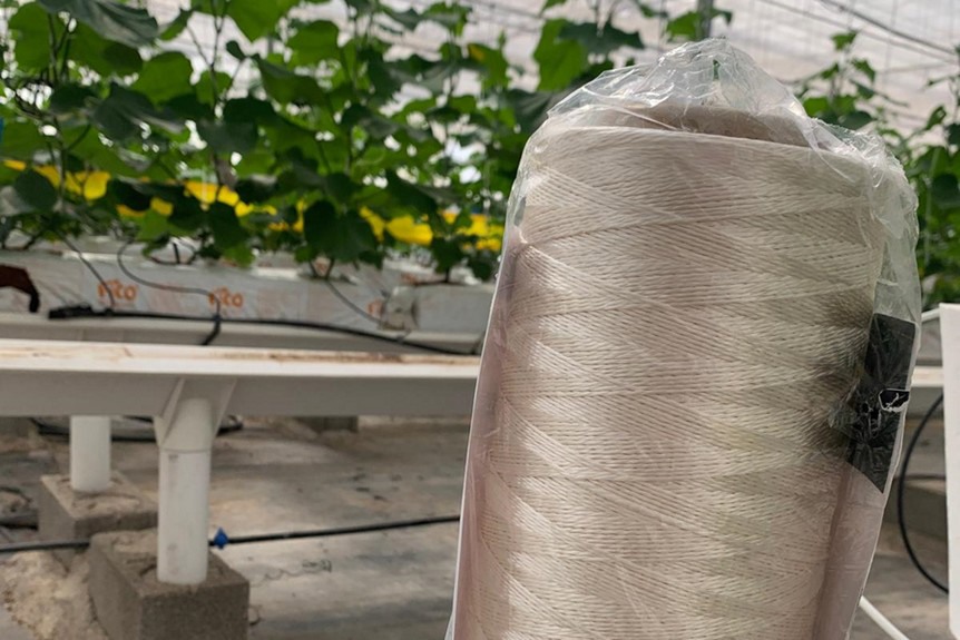 “It not easy to find twines that don’t crush the plant while also being ...