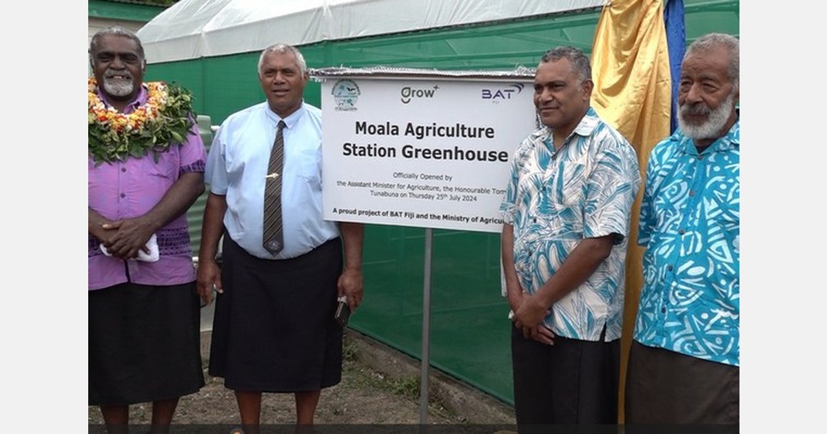 Fiji: Moala Island to benefit from new greenhouse nursery