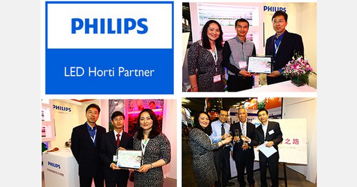 Three new Chinese LED Horti Partners for Philips