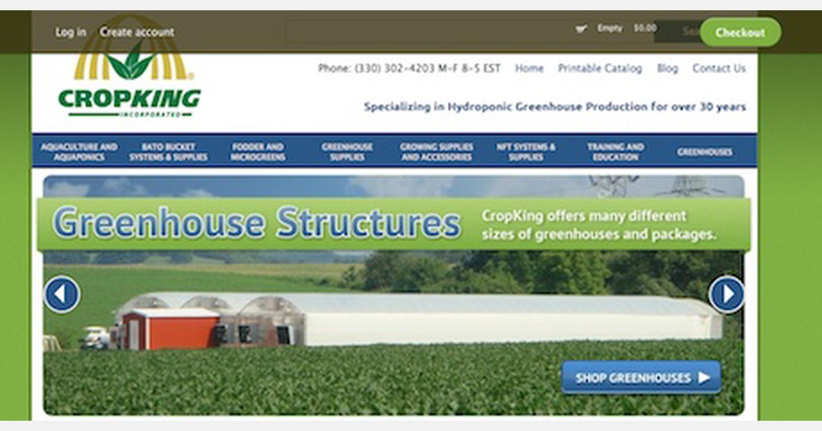 CropKing, Inc. unveils new website