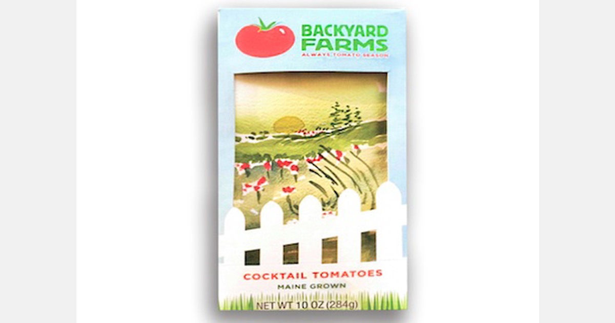 Putting Backyard Farms' cocktail tomatoes box to creative use