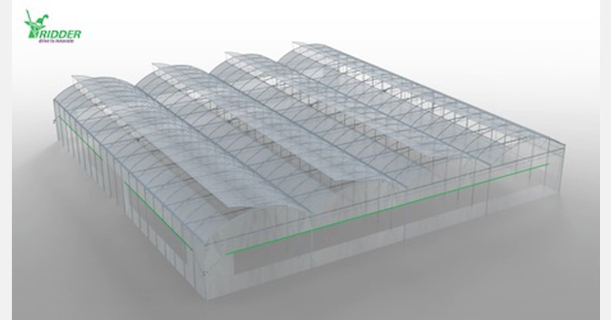 Ridder launches new drive motor range for poly greenhouses