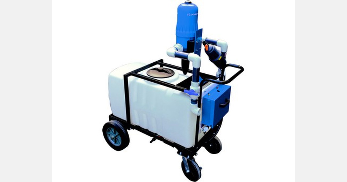Dramm introduces 50 gallon fertilizer injector cart