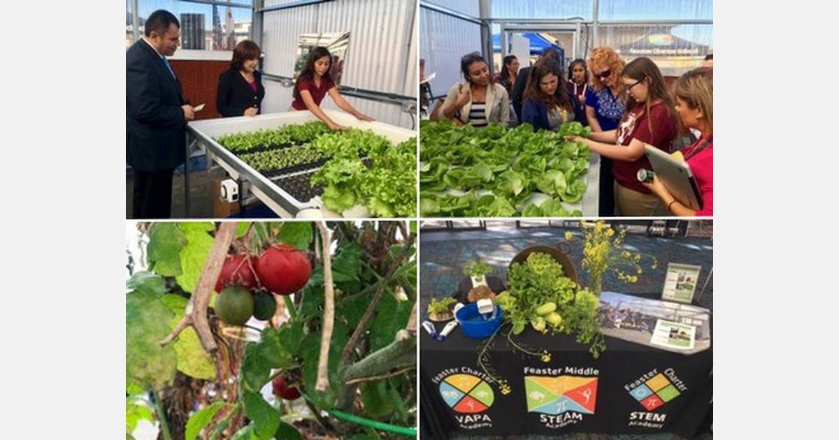 US (CA): Feaster Charter School loves its greenhouse entering year #2