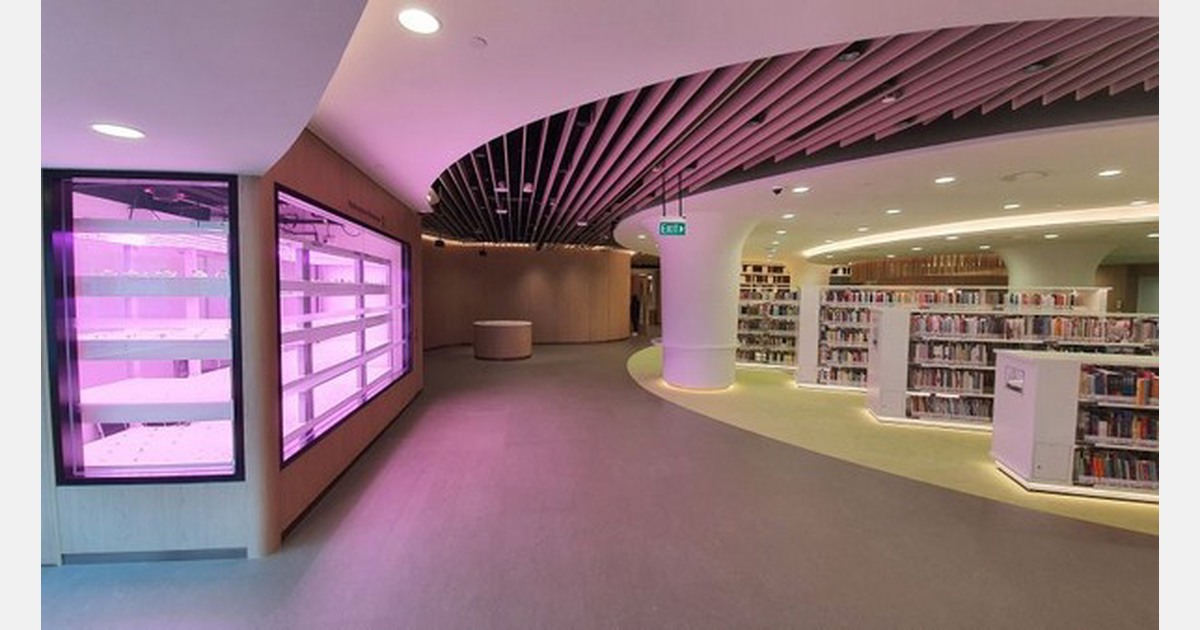 Singapore: Renewed library now features hydroponics room