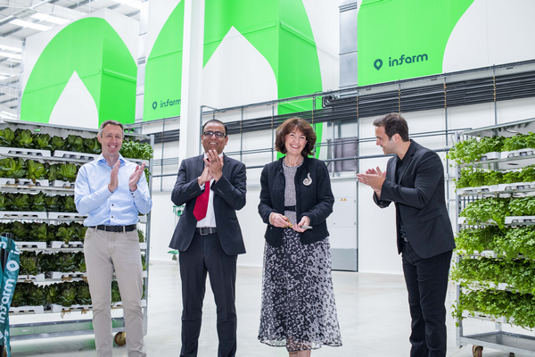 UK: Infarm starts operating vertical farming facility in Bedford