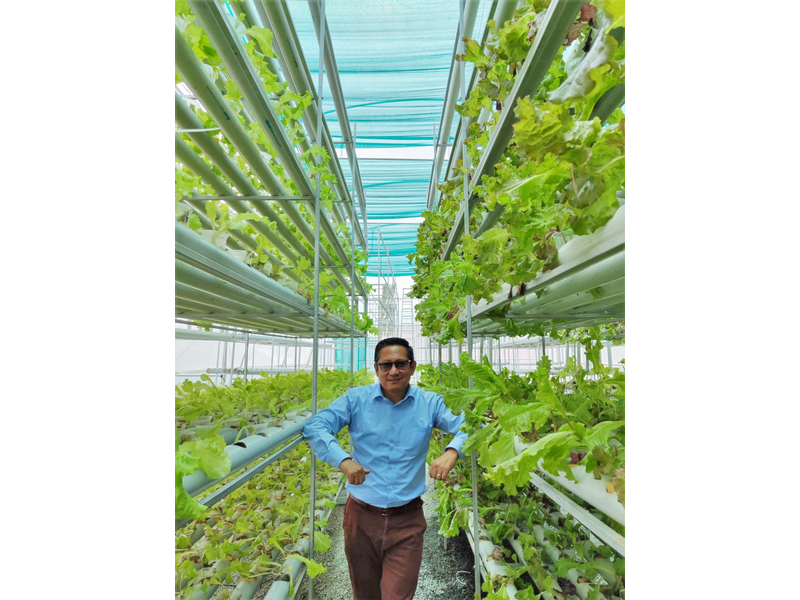 Kathmandu: "Hybrid farm model ideal for low-income regions"