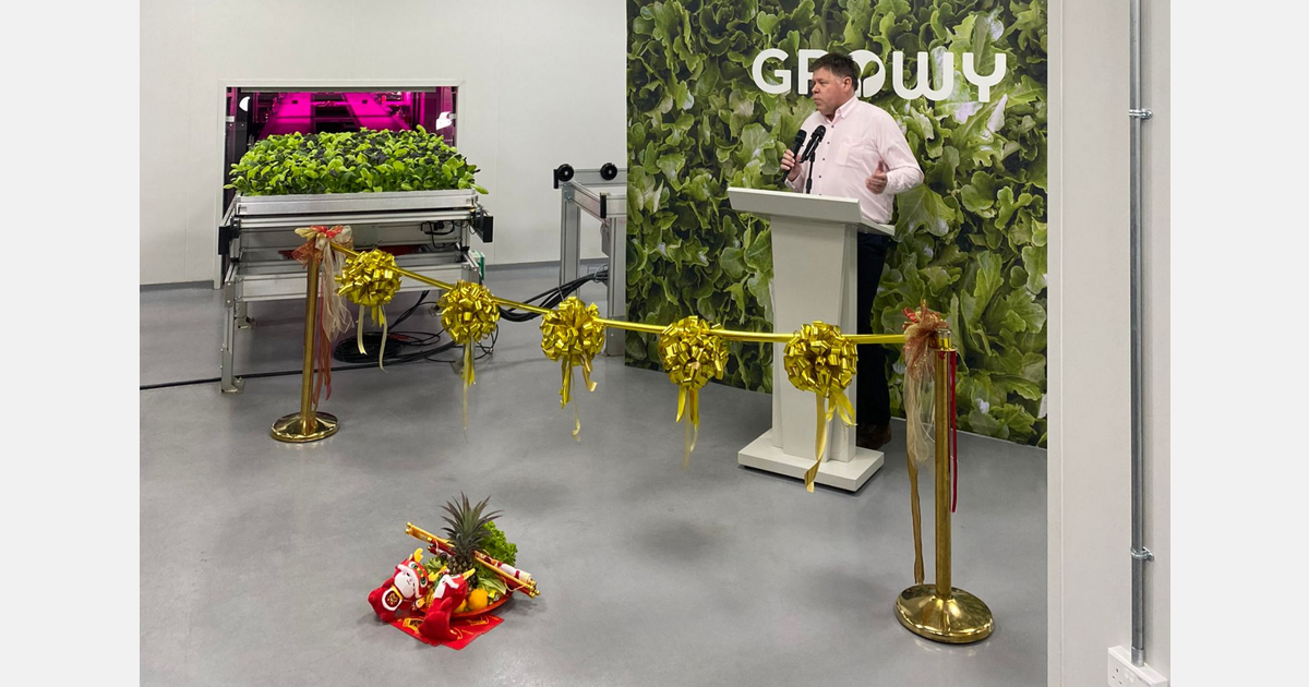 Growy officially opens its Singapore vertical farm