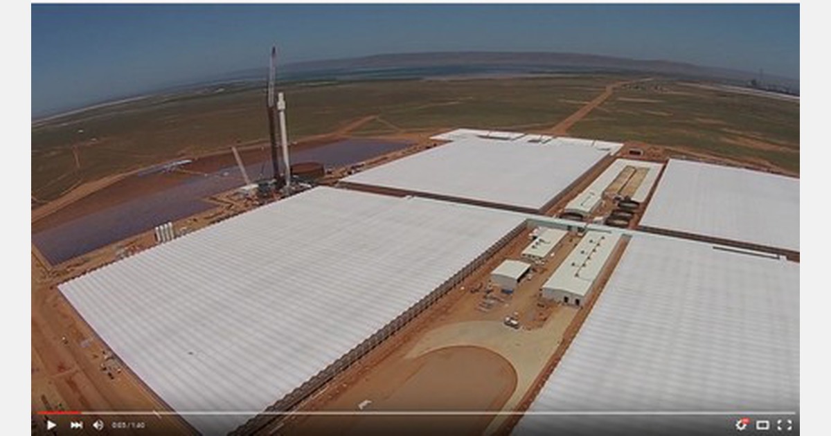 Drone footage: Sundrop Farms nearing completion